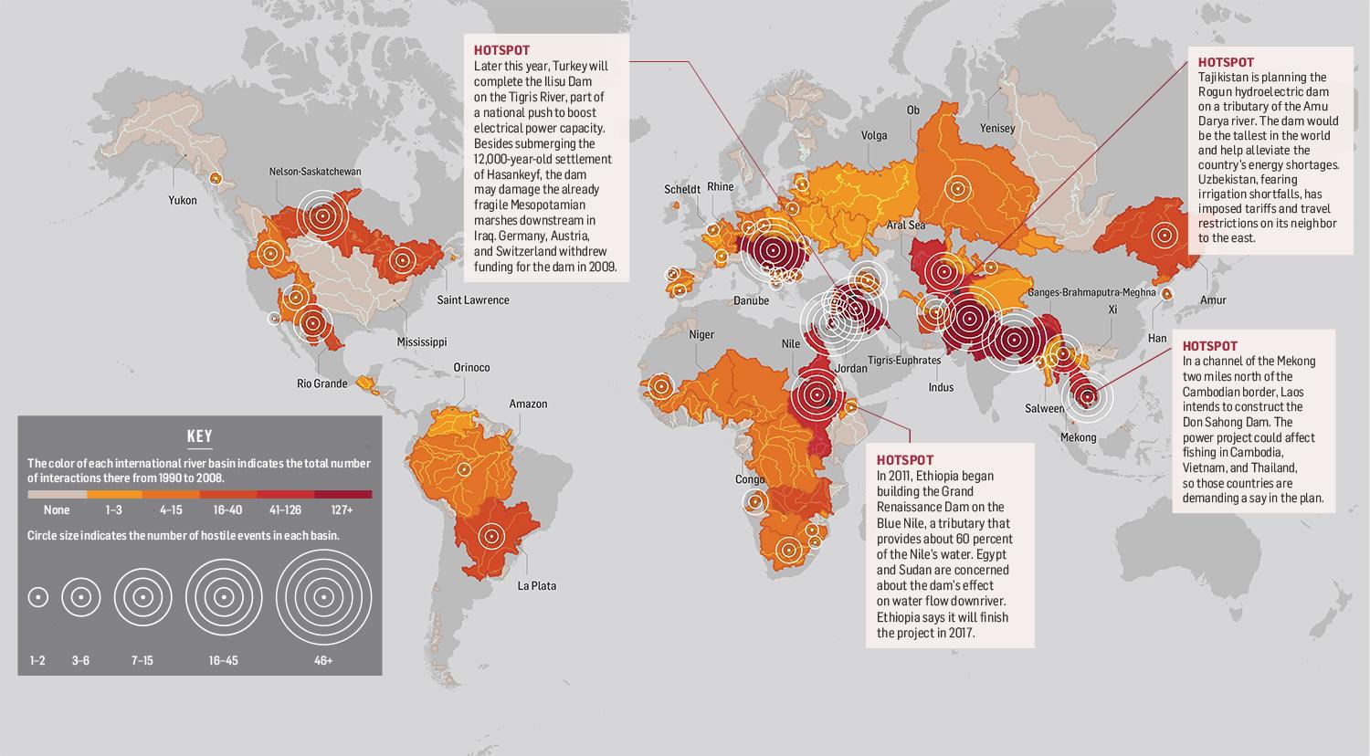 Mapping The World's Water Conflicts Shows Trouble Ahead - Fast Company