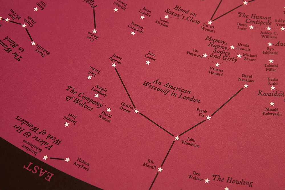 Sci-Fi And Horror Films Turned Into Star Charts - Fast Company