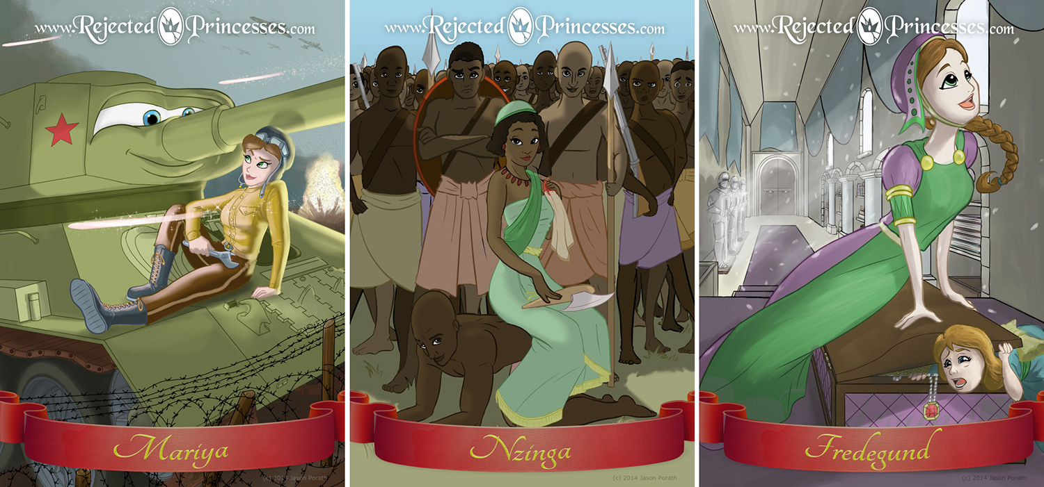 Meet 12 "Rejected Princesses" Who Are Too Badass For Disney - Fast Company
