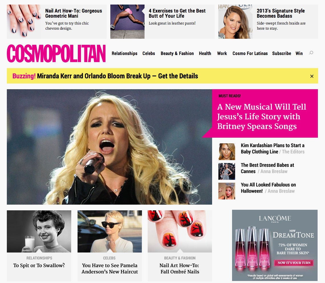 Cosmopolitan.com Gives Itself A Makeover - Fast Company