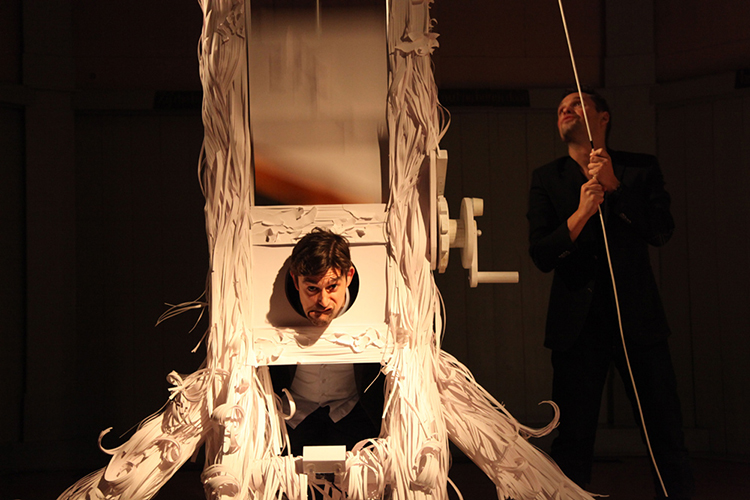 Papercraft Guillotine Records Its Victims' Last Moments - Fast Company