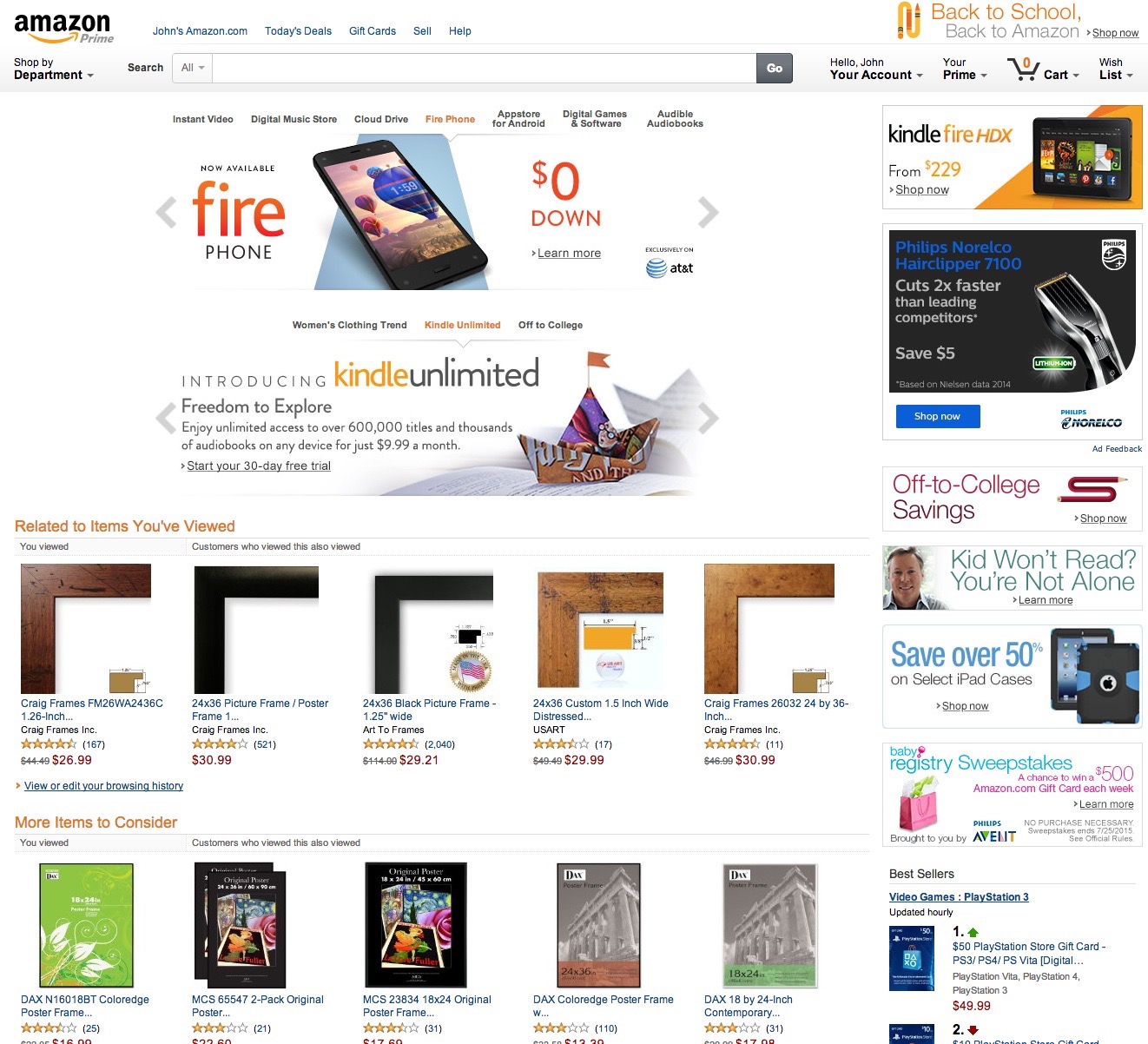 Amazon Is Experimenting With A New Homepage Design - Fast Company