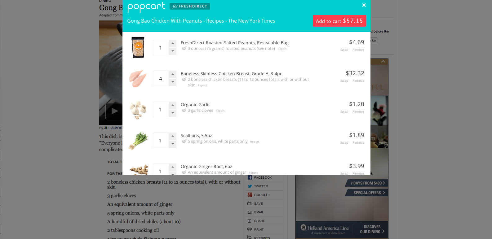 Popcart Transforms Any Recipe Into Groceries - Fast Company
