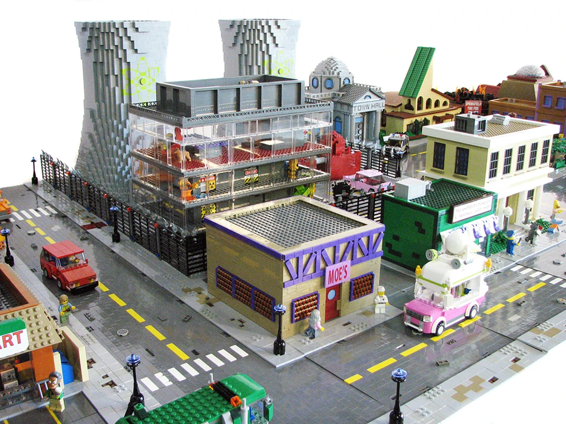 Some Hero Made The Entire "Simpsons" Town of Springfield Out Of Lego ...