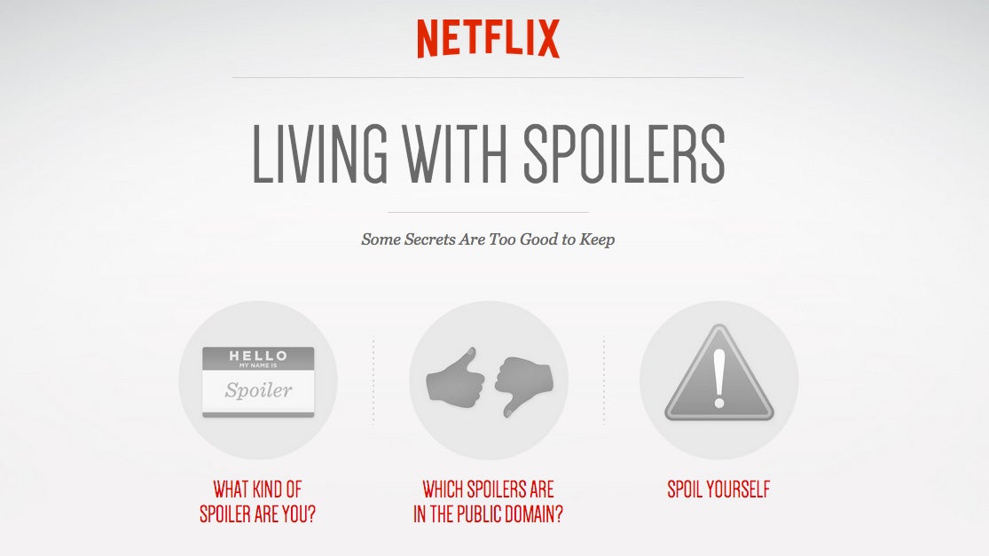 Spoiler Alert! Why Netflix Is Letting You Click Through Big Spoilers ...