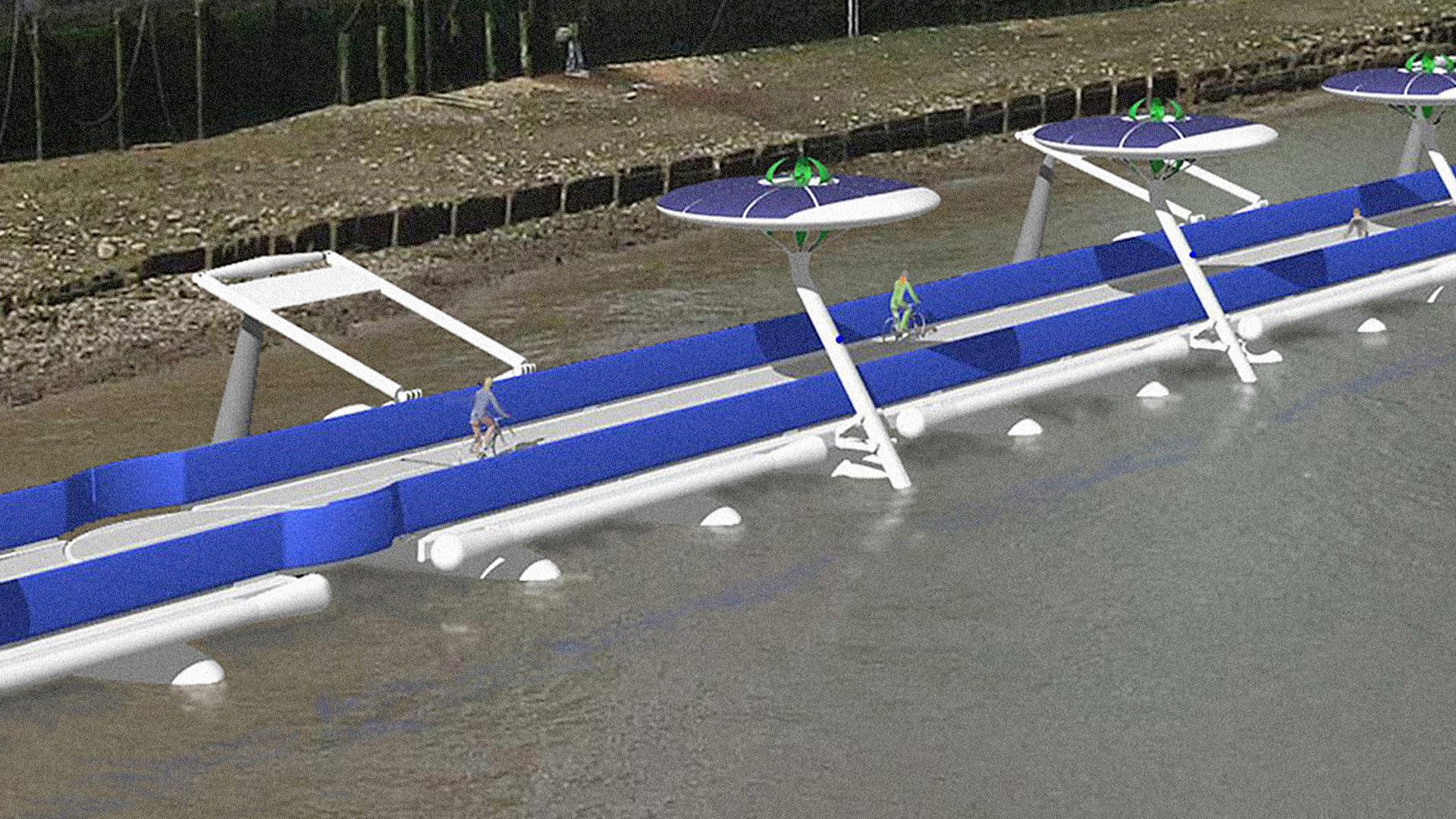 This Floating Bike Path In The Thames Would Give London Cyclists A Car ...
