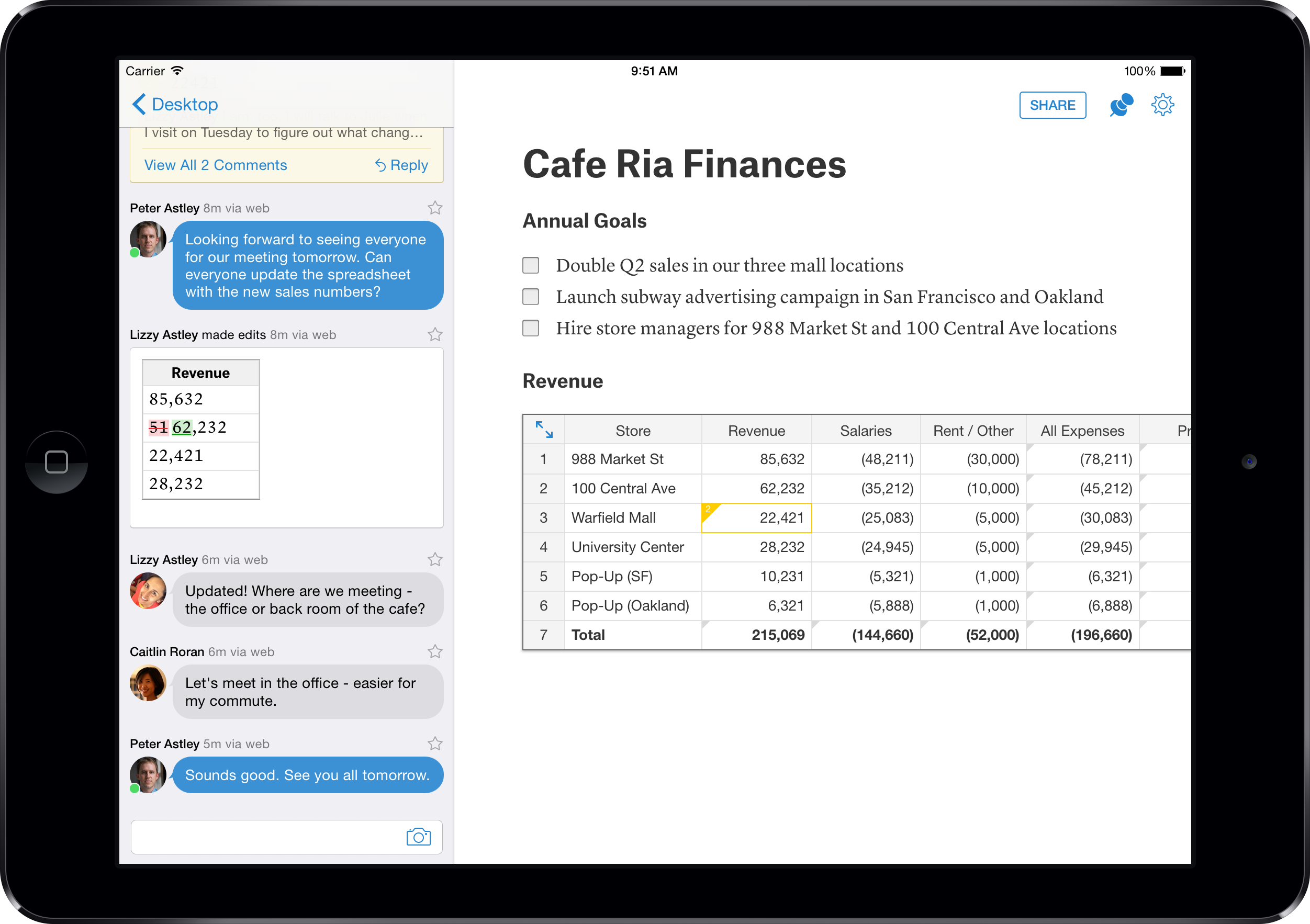 Quip's Cool, Collaborative Word Processor Is Now A Spreadsheet, Too ...