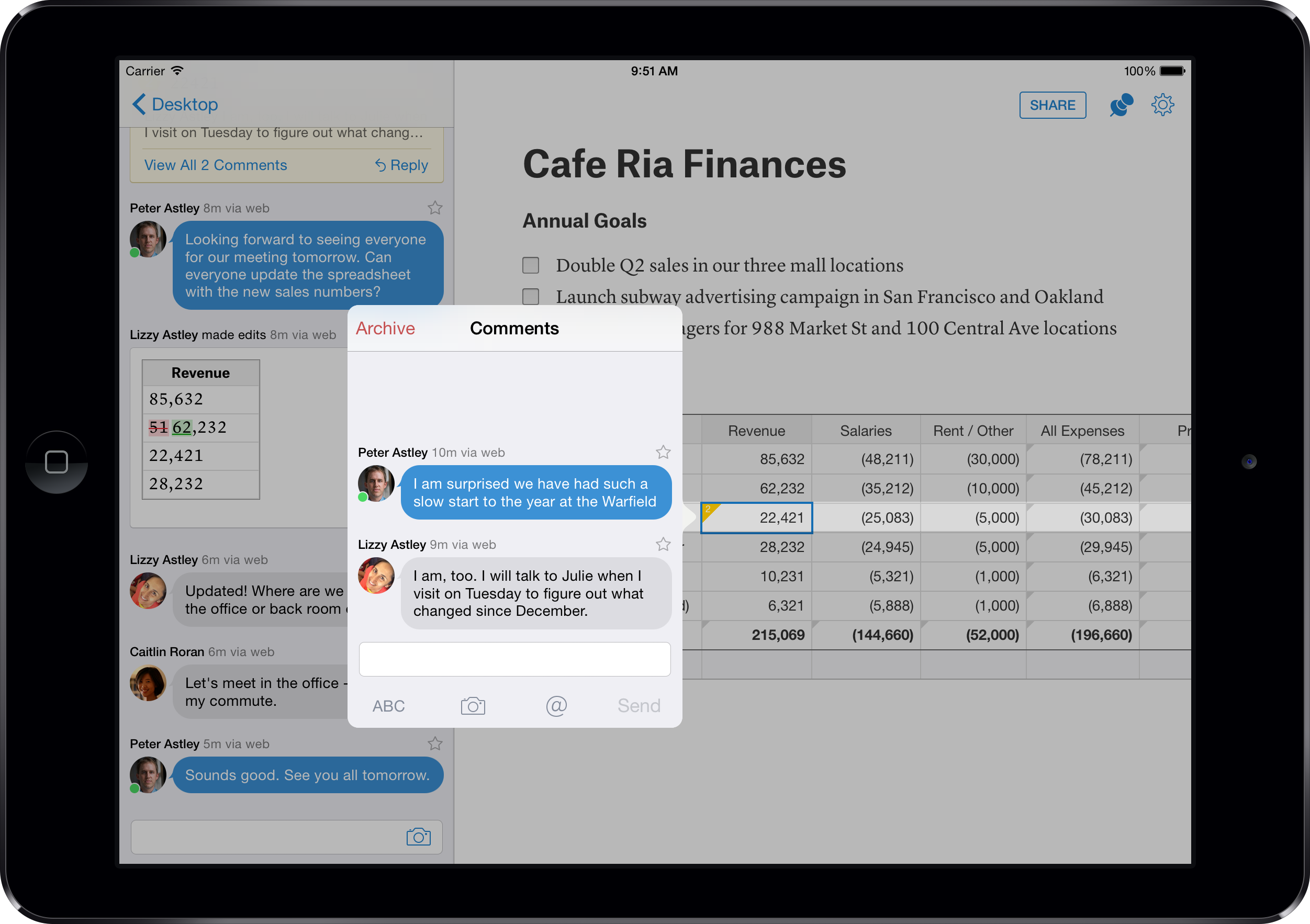 Quip's Cool, Collaborative Word Processor Is Now A Spreadsheet, Too ...