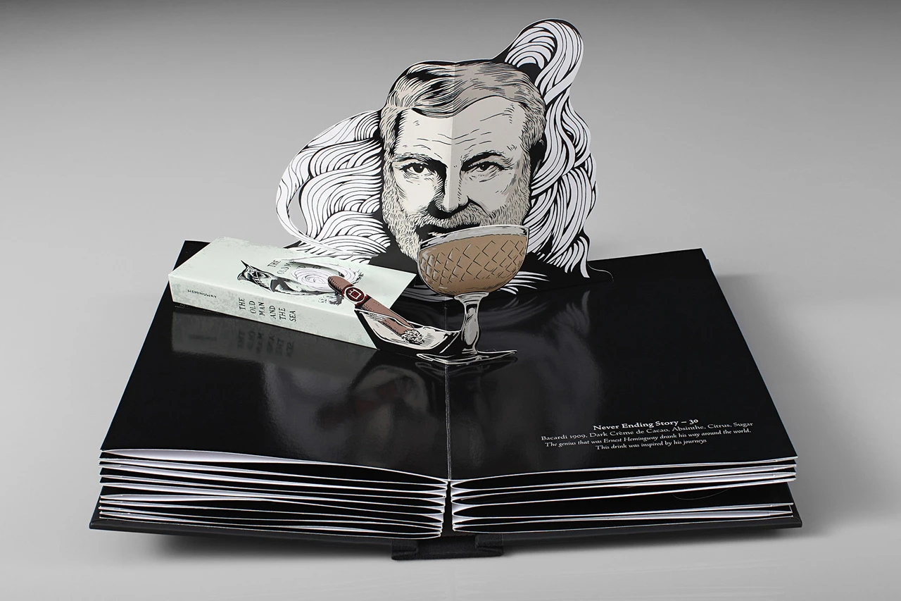 This London Bar's Cocktail Menu Is A Gorgeous Pop-Up Book - Fast Company