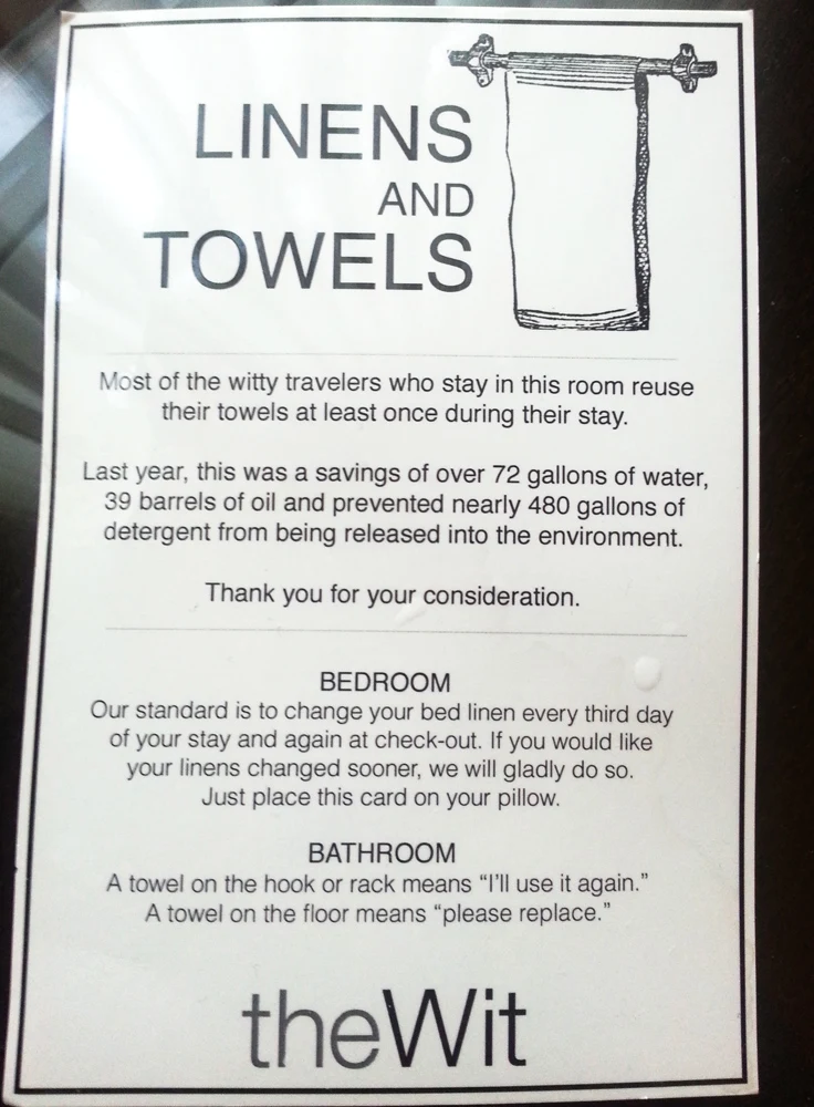 Read About How Hotels Get You To Reuse Towels. Everyone's Doing It ...