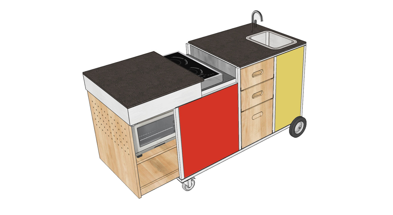 A Mobile Kitchen Designed To Help Kids Learn To Like Their Vegetables ...