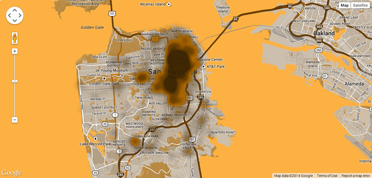 San Francisco's Homeless Problem As Viewed Through Human Poop - Fast ...