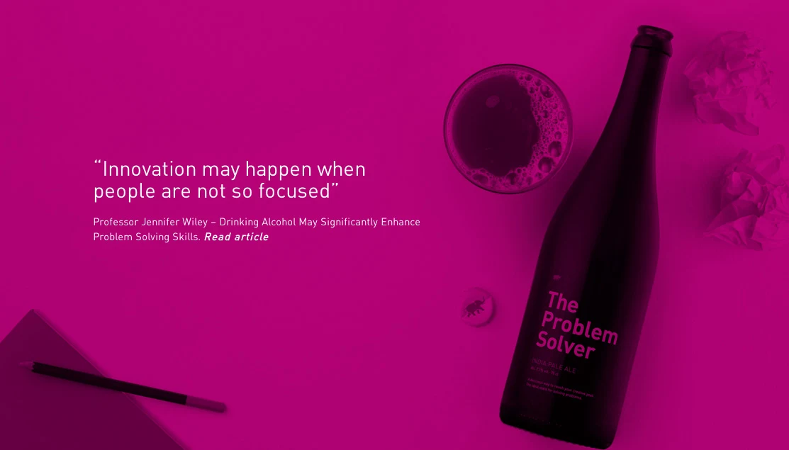 Finally, A Beer That Will Solve Your Creative Problems - Fast Company