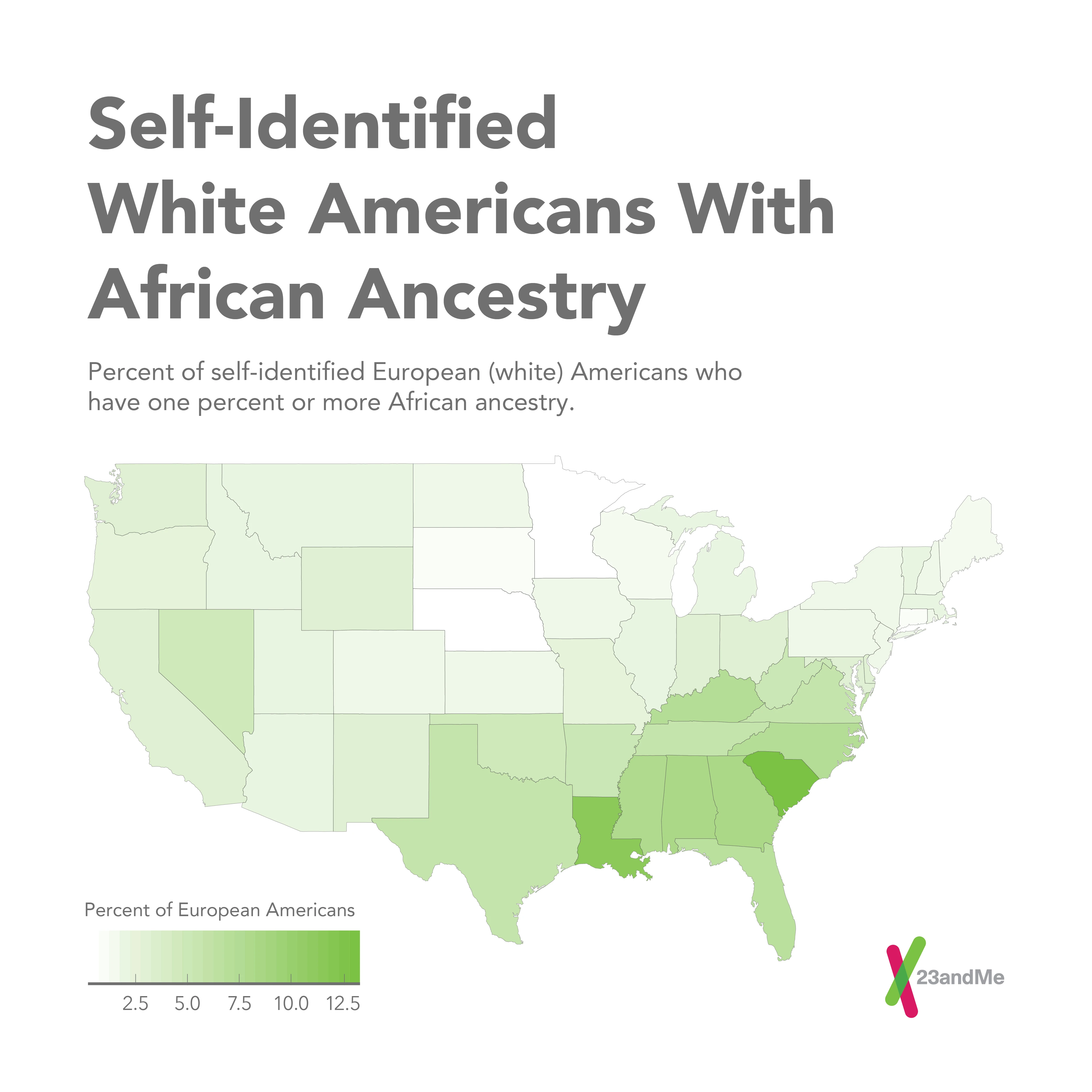 The Genetic Ancestry Of The United States, According To 23andMe - Fast ...