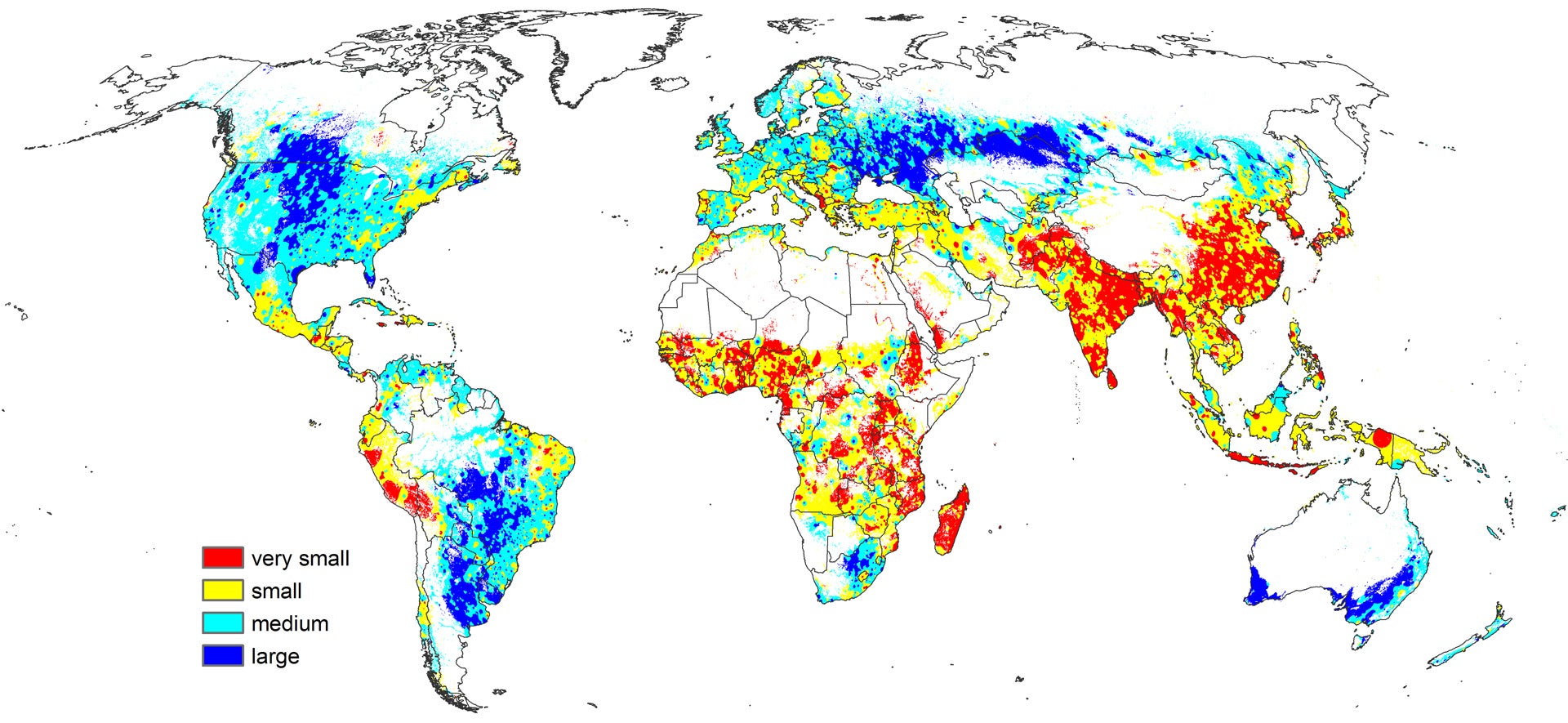 The Most Detailed Map Of The World's Cropland Shows Where There's Room ...