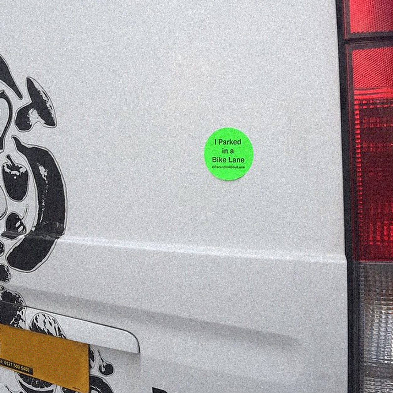 These Passive-Aggressive Stickers Shame Drivers Who Park In Bike Lanes ...