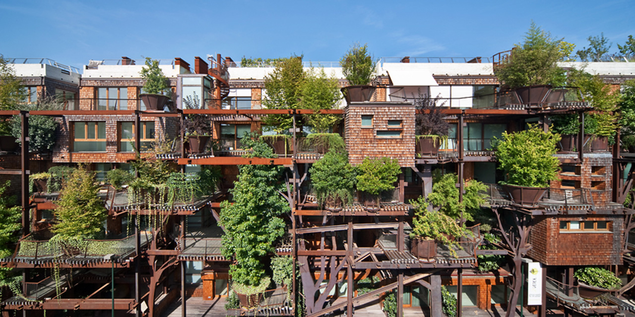 This Tree-Covered Apartment Building Cleans A Polluted City Block ...