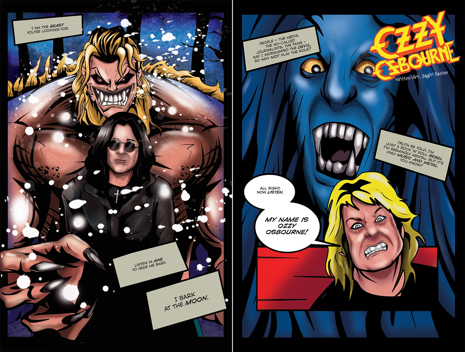 Inside The Ozzy Osbourne Graphic Novel That Annihilates Metal Mythology ...