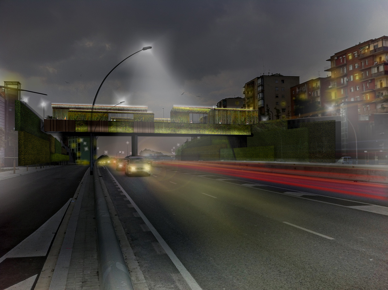 This Redesigned Pedestrian Overpass In Barcelona Is Like A Mini High ...