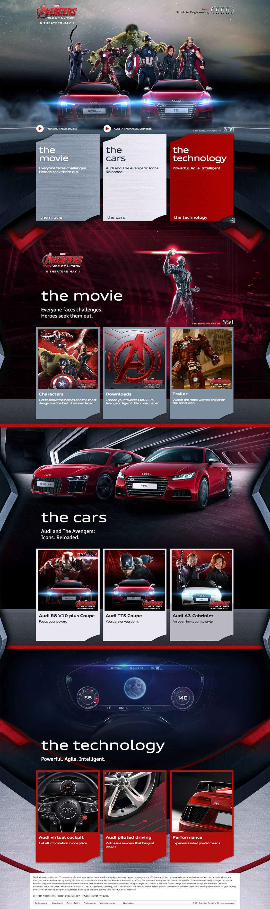 Audi Briefly Provides Us With A First Look At The Vision From "Avengers ...