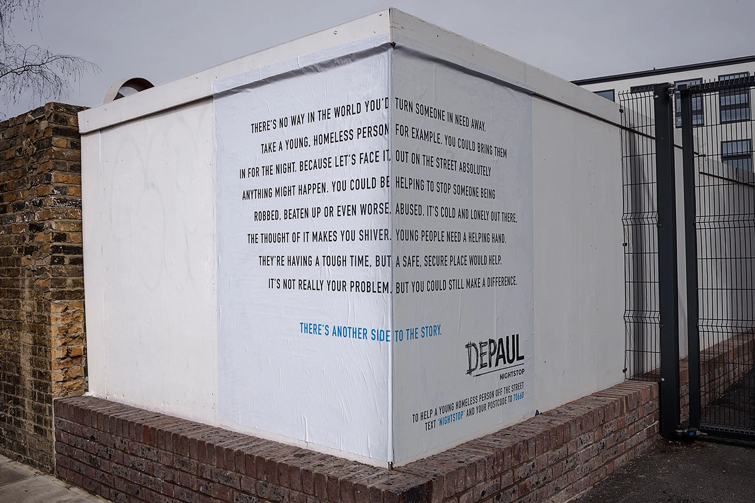 This Street Corner Campaign Shows Two Sides To Homelessness - Fast Company