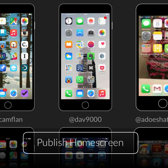 Discover New Apps (And Creep On People's Phones) With #Homescreen ...