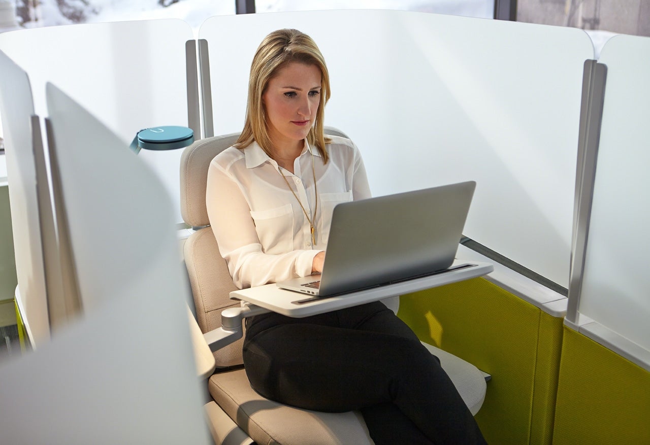 Can't Focus In Your Open Office? Wrap Yourself In This New Cocoon To ...