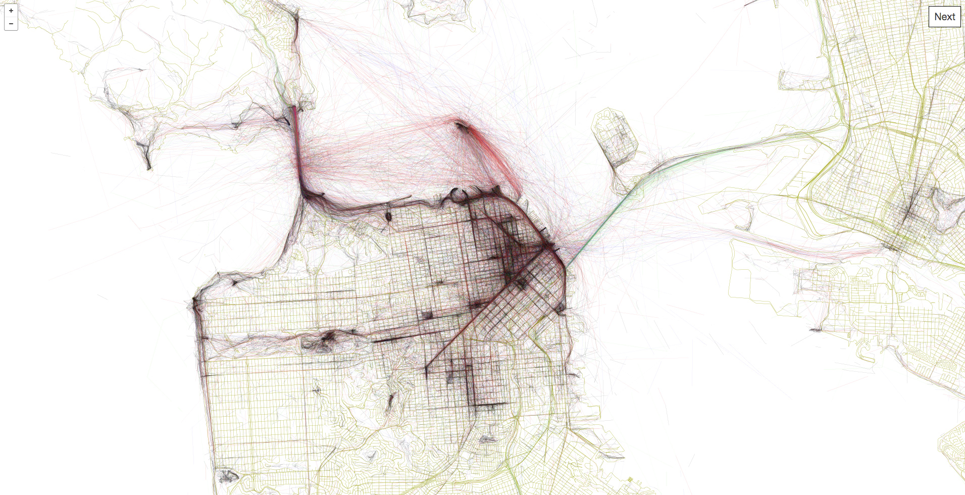 These Pretty City Maps Were Drawn By Our Paths Through Them - Fast Company
