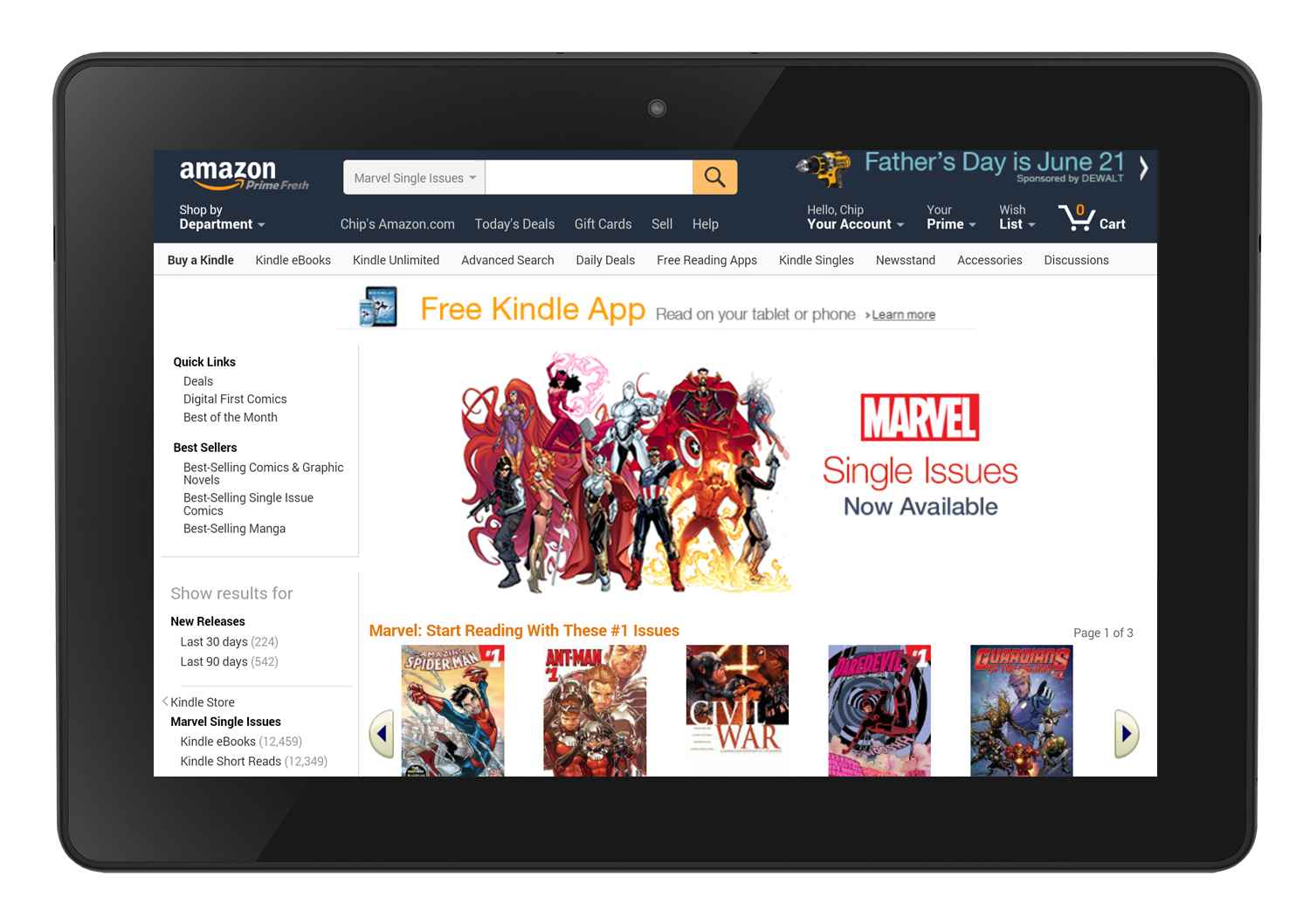 Marvel Expands Exclusive Digital Comics Agreement With Amazon - Fast ...