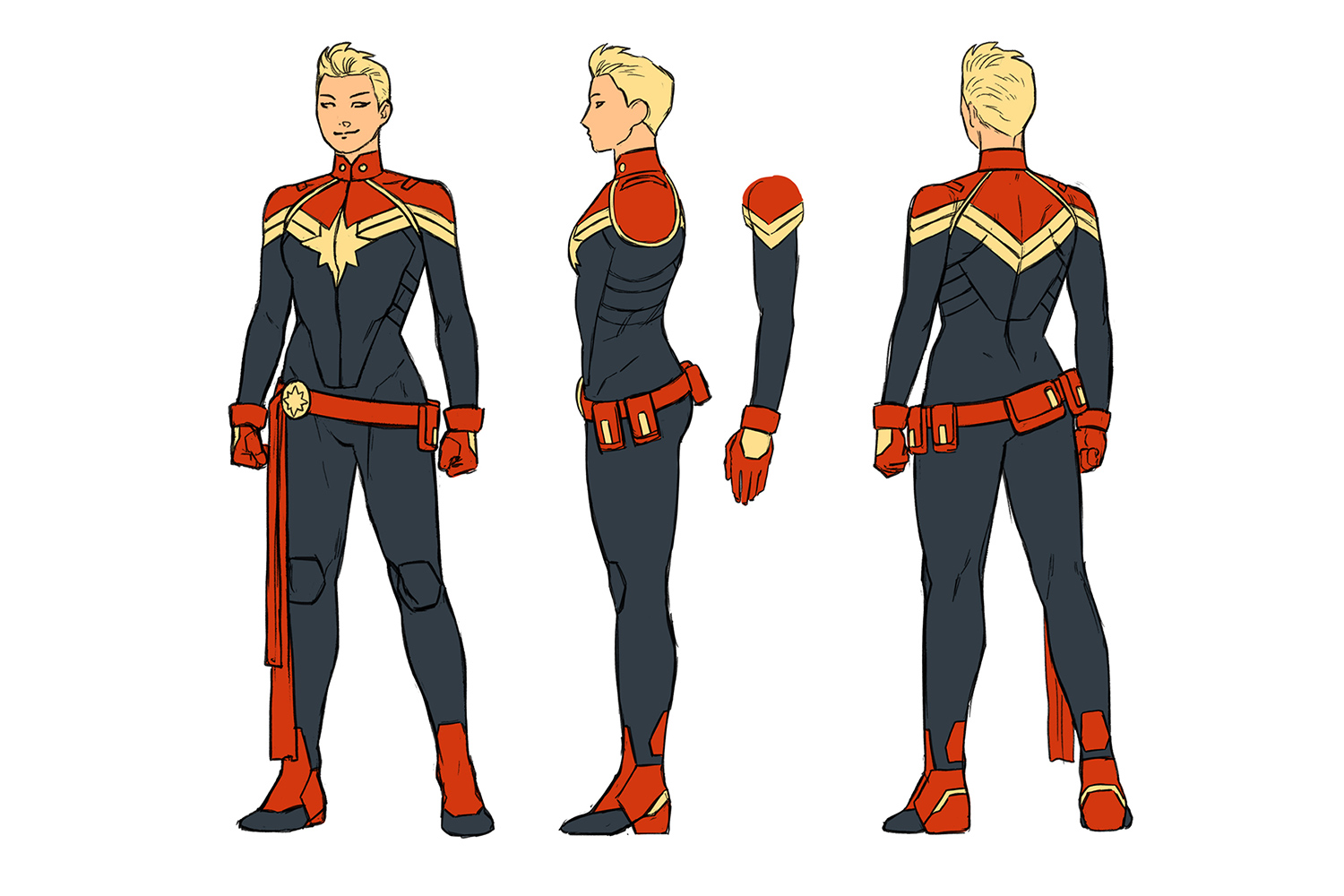 A First Look At The New Captain Marvel, Written By "Agent Carter ...