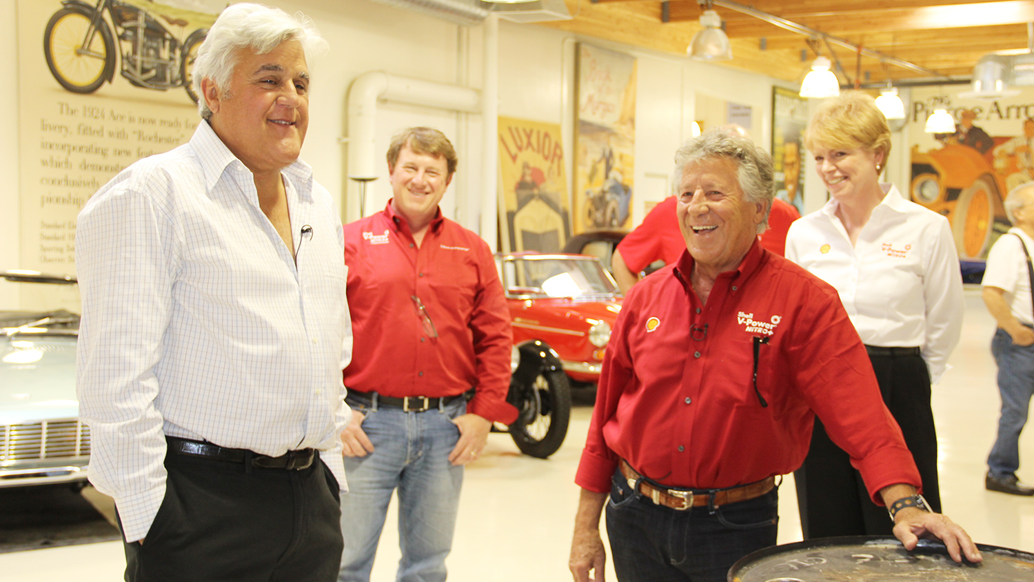 How Jay Leno And Mario Andretti Helped Shell Launch Its New Gasoline ...