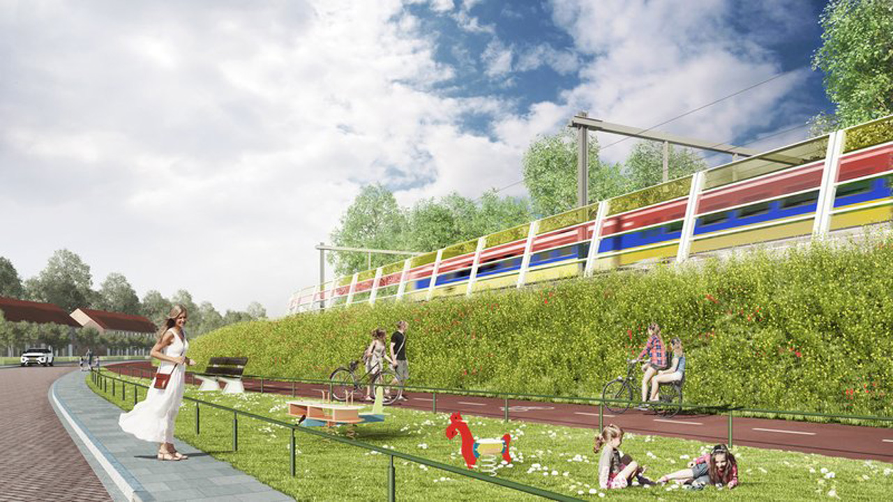 These Beautiful, Translucent Barriers Quiet Traffic-And Generate Power ...