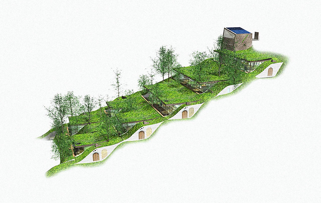 These Geothermal Mountain Dwellings Look Like They Belong In The Shire ...