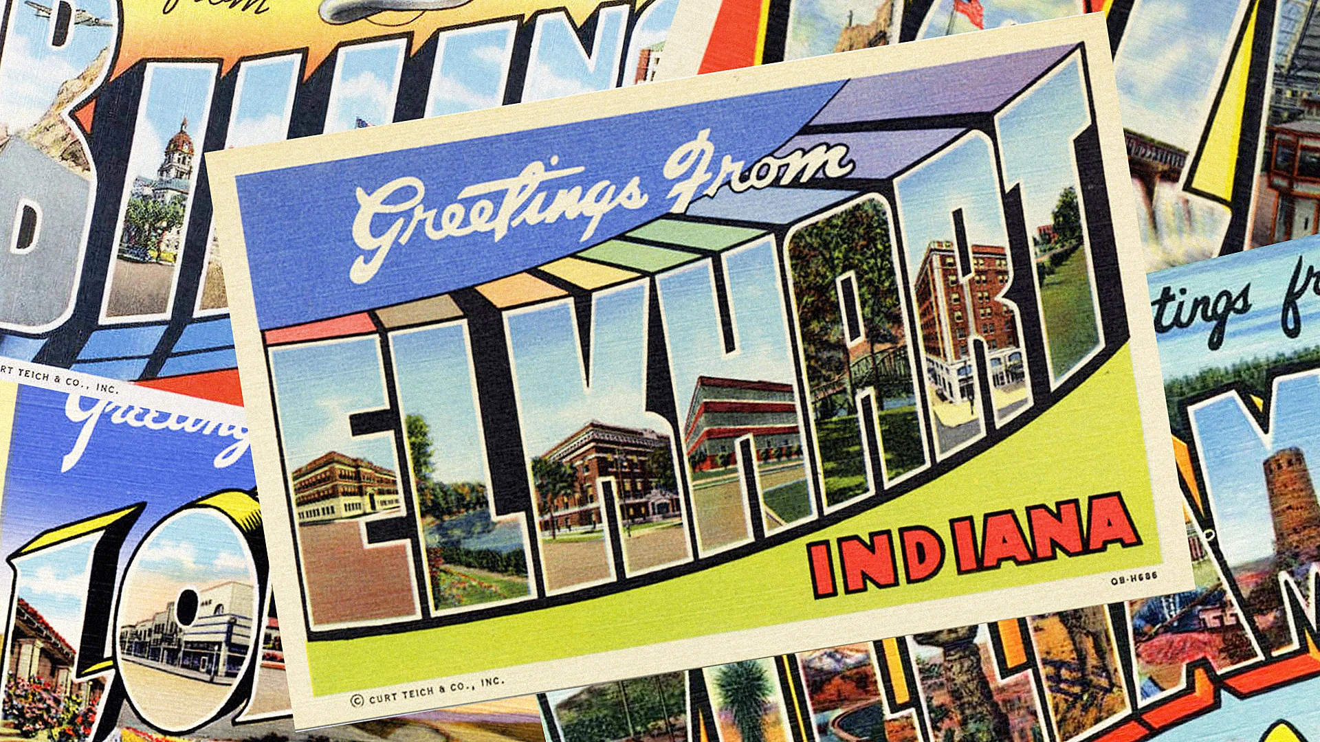 Iconic Big Type Postcards Make Small-Town America Alluring - Fast Company