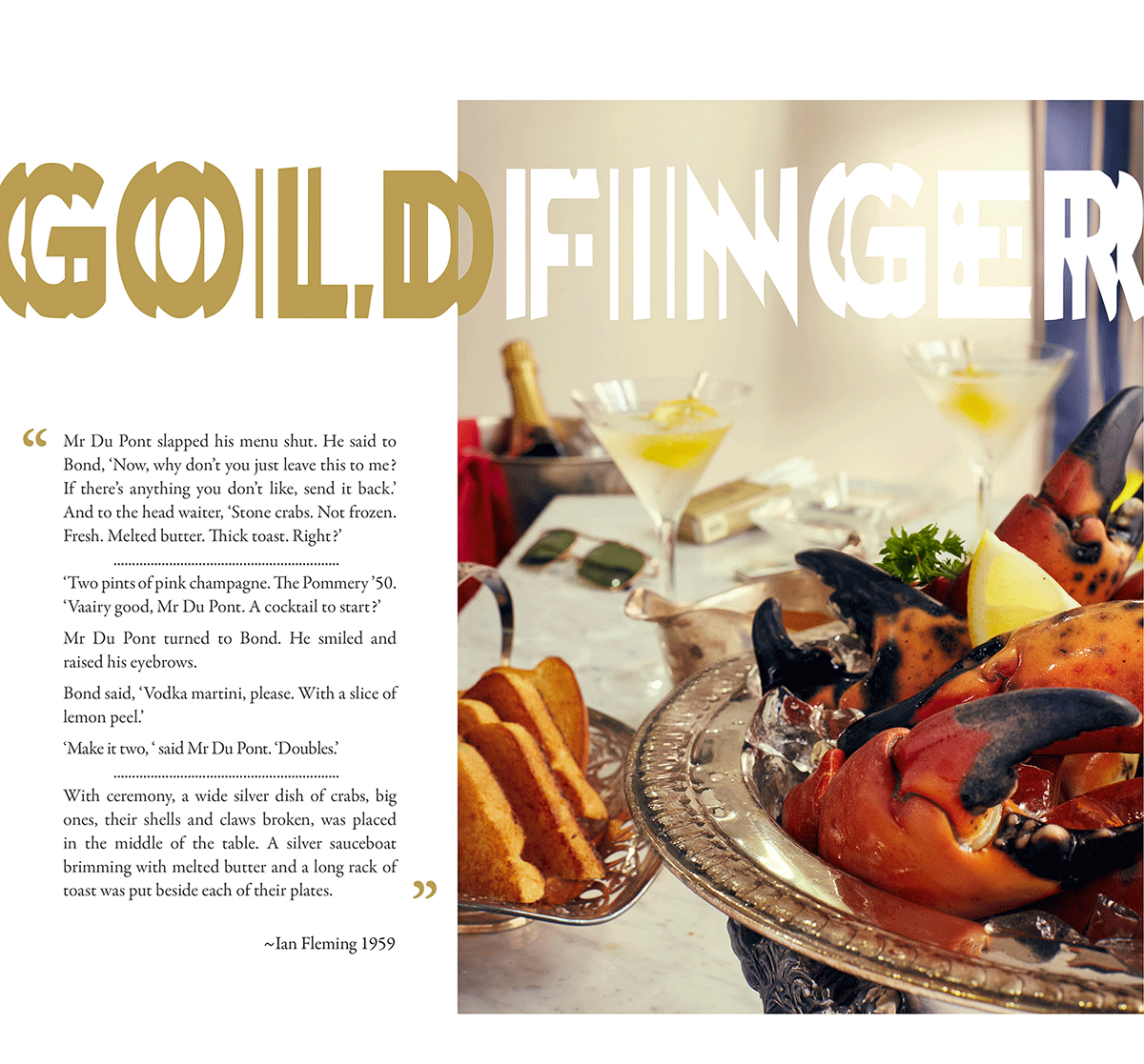 The Spy Who Ate Me: A Food Photographer Recreates James Bond's Meals ...