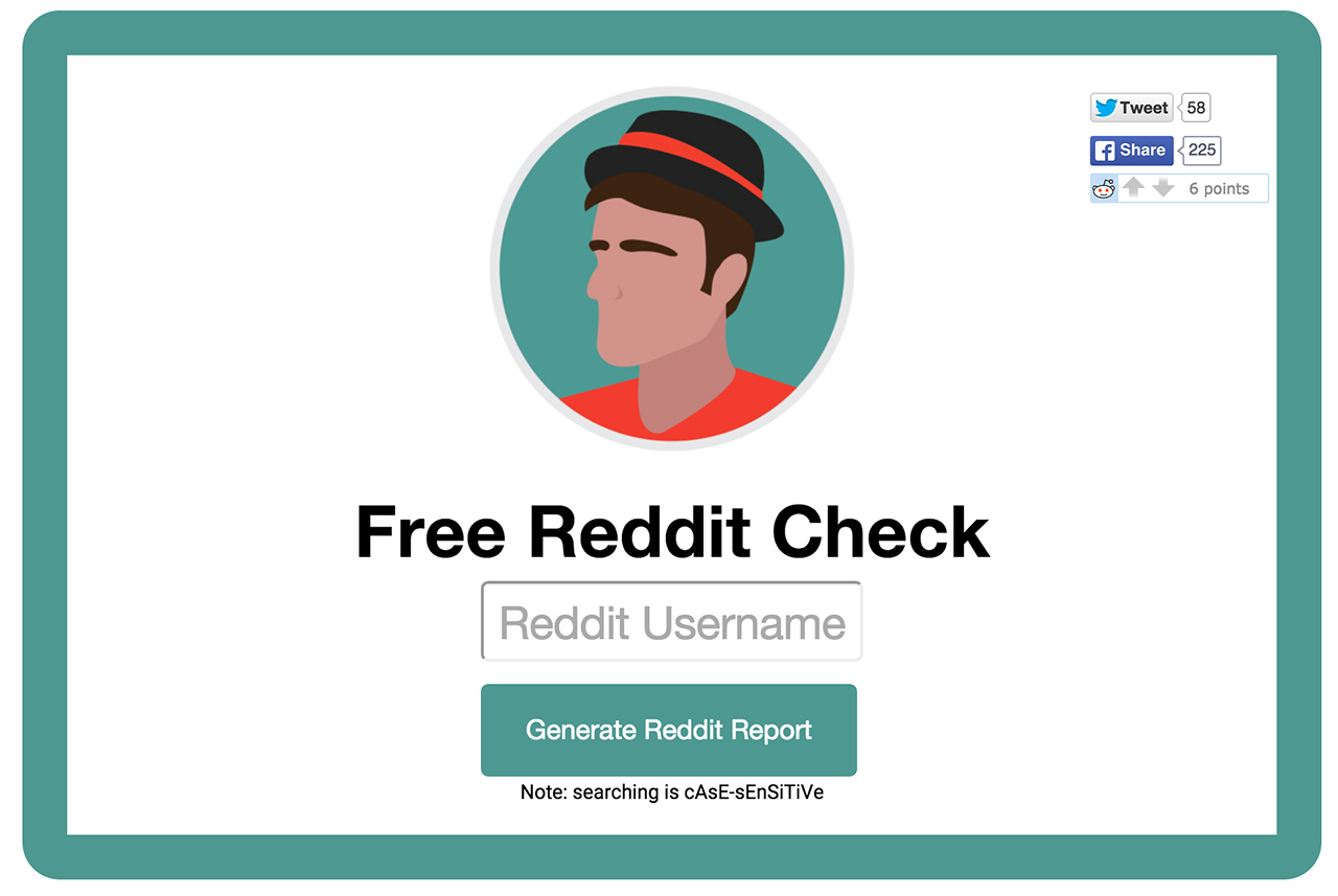 Free Reddit Check Tests Your Online Self For Terribleness - Fast Company