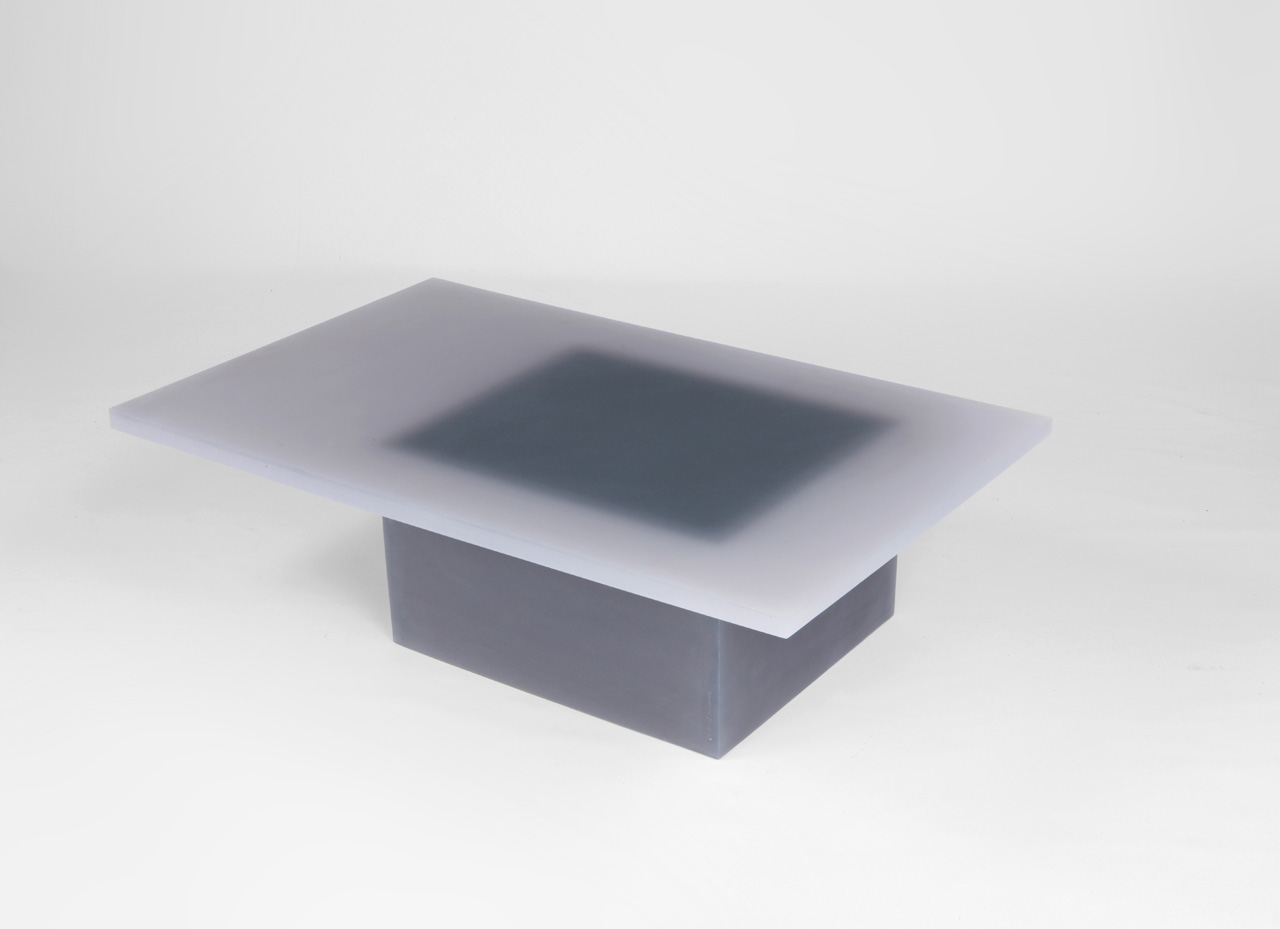 An Artist Transforms Slabs Of Resin Into Moody, Translucent Furniture ...