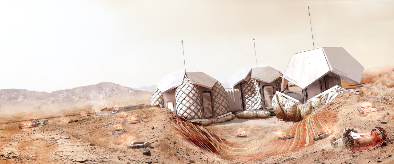 The Robot-Constructed, Modular Housing For Life On Mars - Fast Company