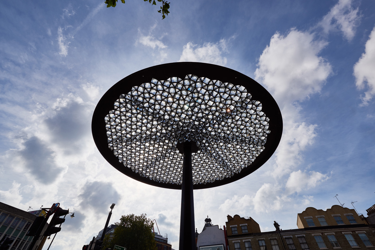 A Crystal-Covered Canopy That Represents The Internet In Physical Form ...