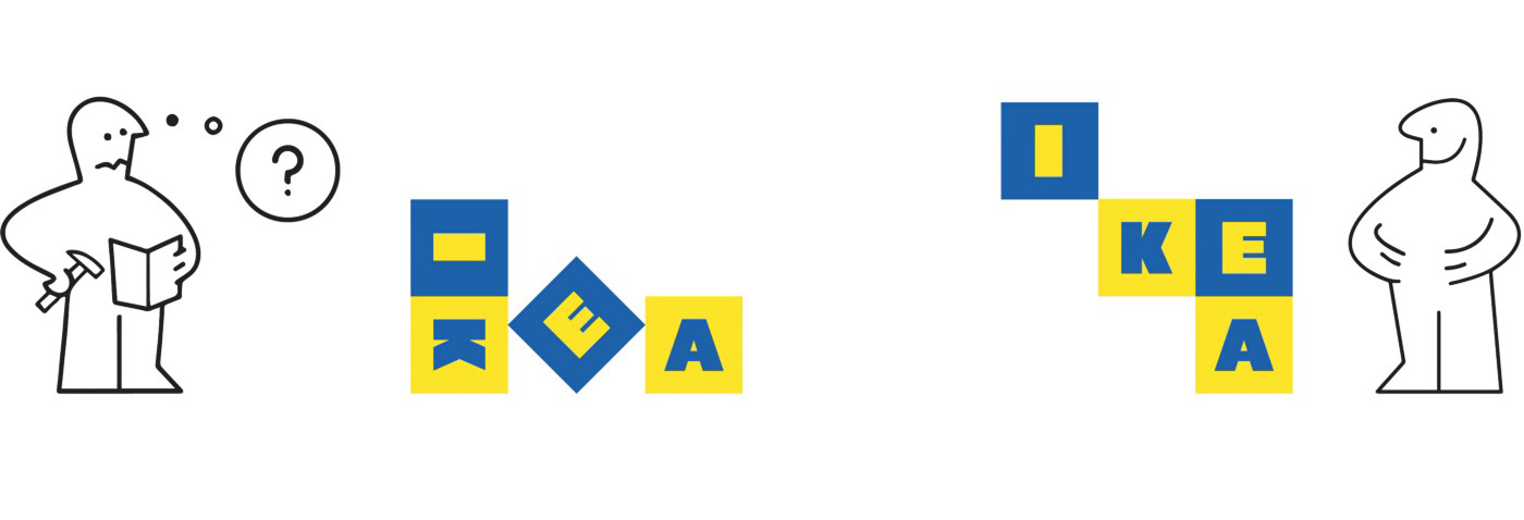 Nifty IKEA Logo Is As Reconfigurable As Its Furniture - Fast Company