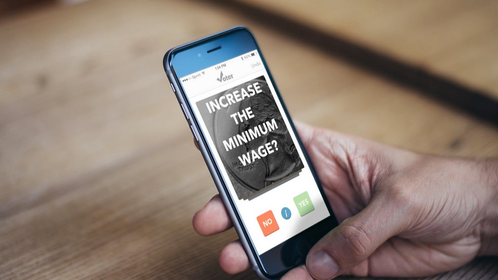 Inside Voter, The Tinder-Like App For Picking Political Candidates ...
