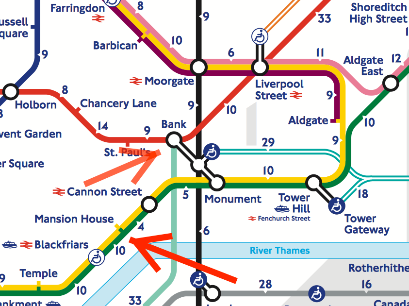 London Adds Walking Times To Its Tube Map - Fast Company