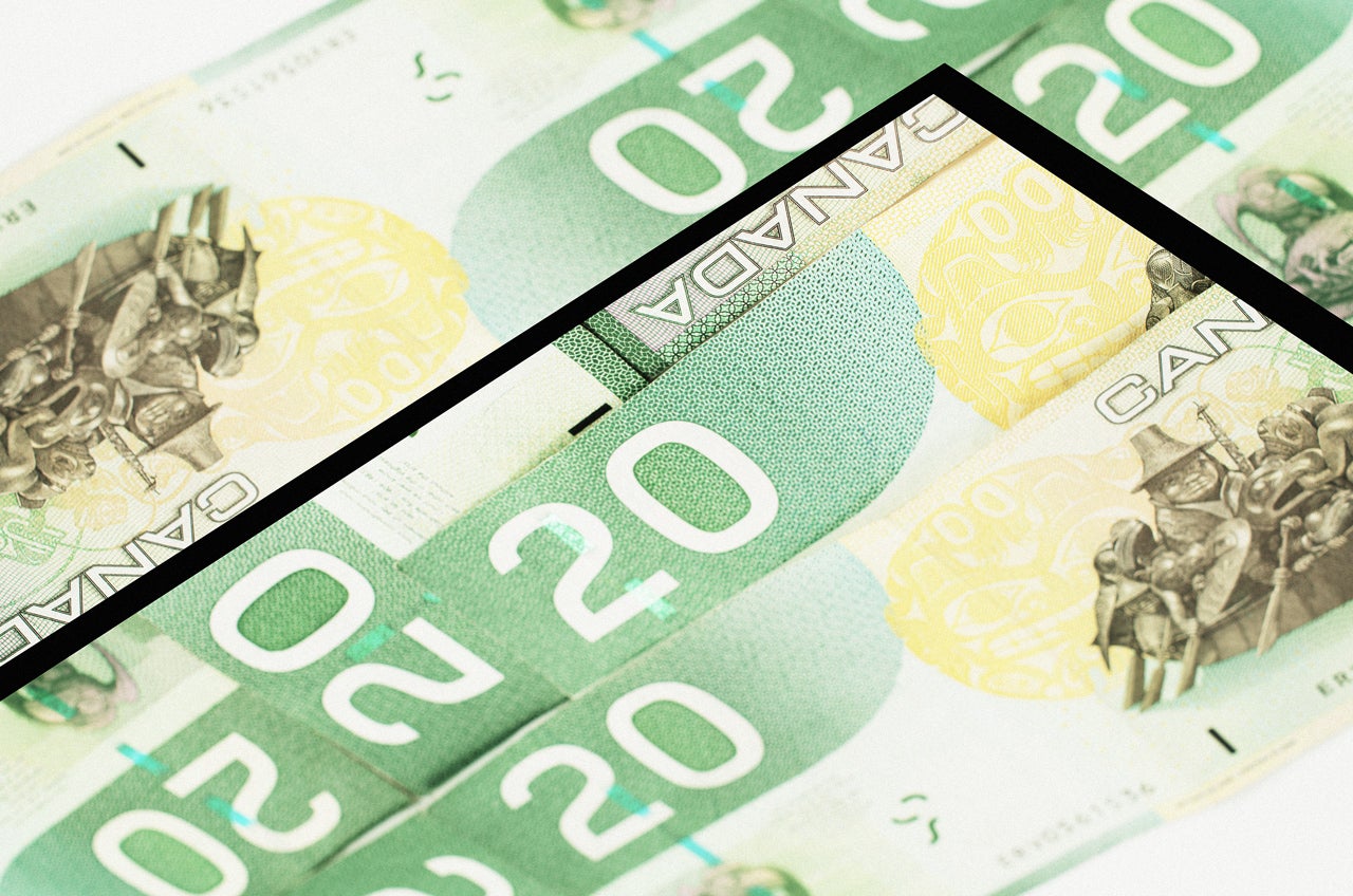 Canadian 20 Dollar Bill Change