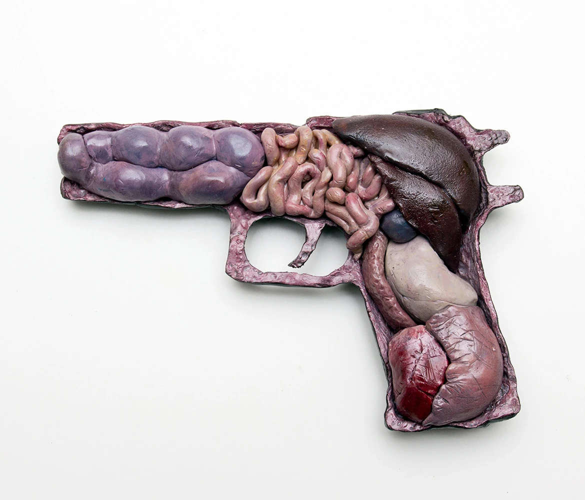 Guns Have Human Guts In These Hyperreal Sculptures - Fast Company
