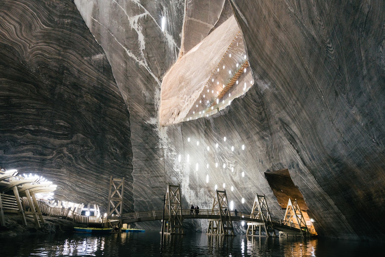 There's A Functioning Amusement Park Inside This Ancient Salt Mine ...