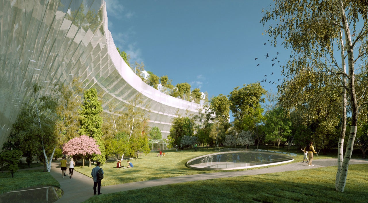 Paris Is Building A Floating Village In The Middle Of A Forest - Fast ...