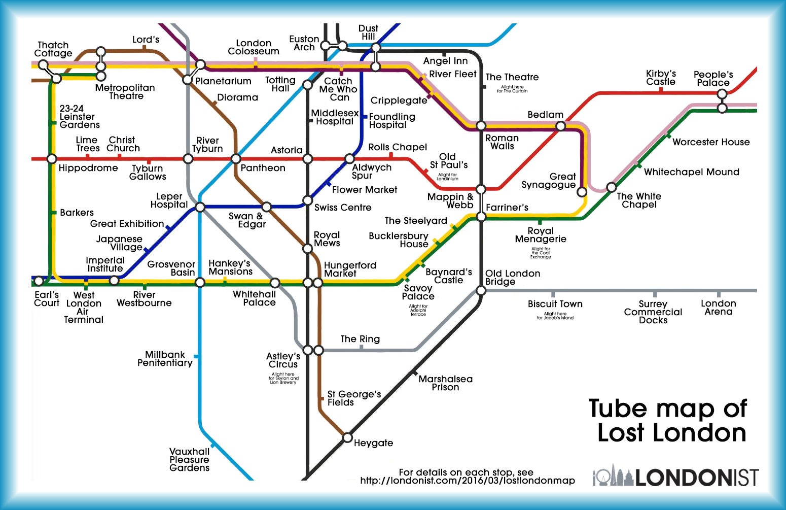 The Tube Map of London's Long-Lost Secrets - Fast Company