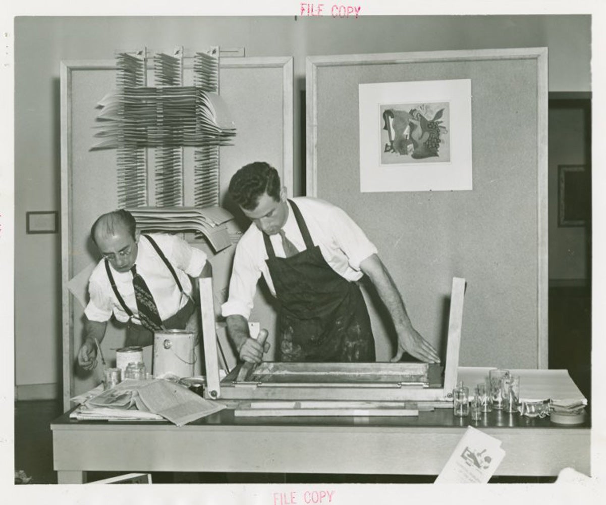 How The WPA Popularized Screen Printing - Fast Company