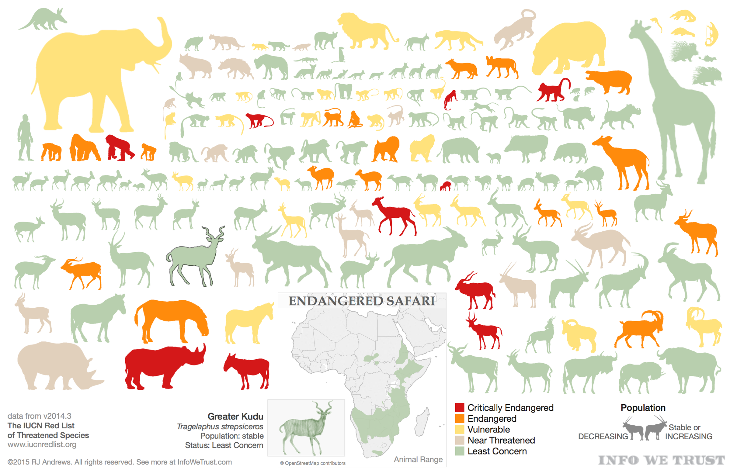 See The 174 Largest African Mammals In One Frightening Infographic ...