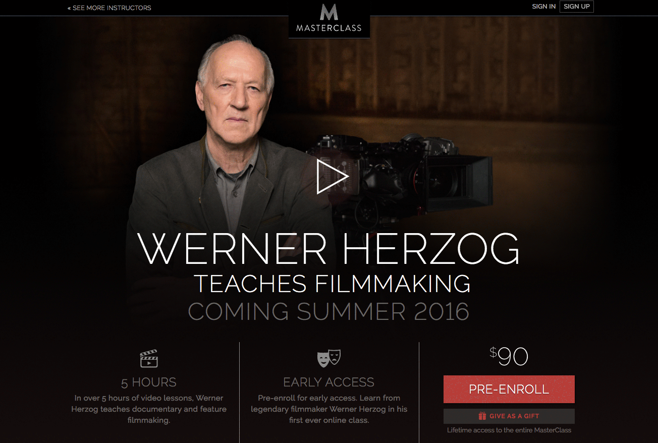 Learn How To Make Films From Werner Herzog - Fast Company